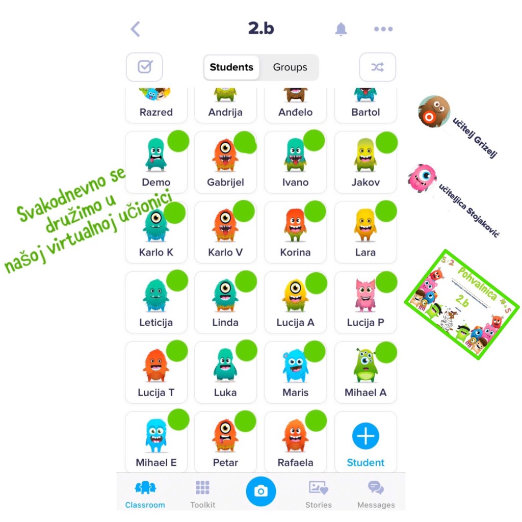 classdojo – Katolička osnovna škola "Josip Pavlišić"